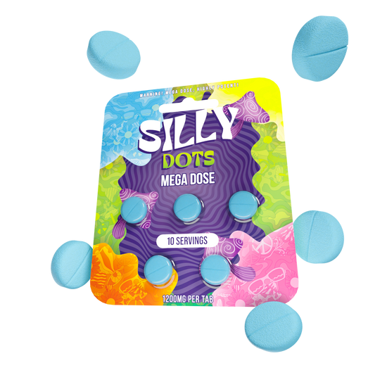 Silly Dots Mega Dose 1200mg Tabs | 5 Tabs – Purple Organics